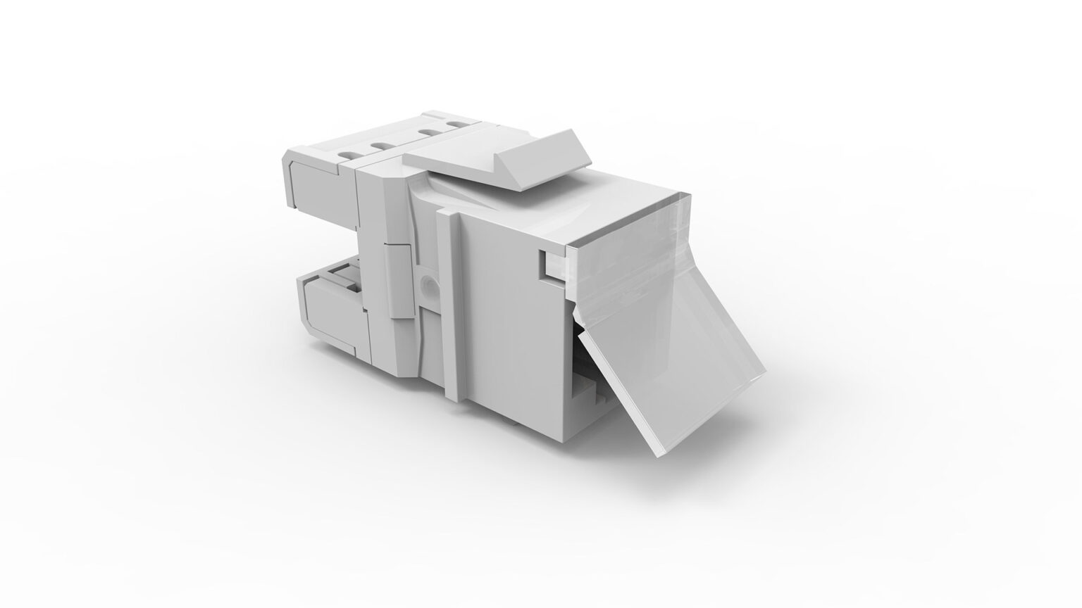 CONECTOR FÊMEA GIGALAN CAT.6 BRANCO - Condufibra Distribuidora de Cabos ...